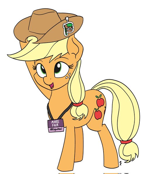 #3068691 - safe, artist:mkogwheel, derpibooru import, applejack, oc, oc ...