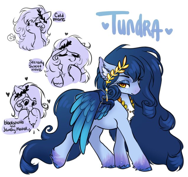 #3099687 - safe, artist:opalacorn, derpibooru import, oc, oc:tundra, unofficial characters only ...