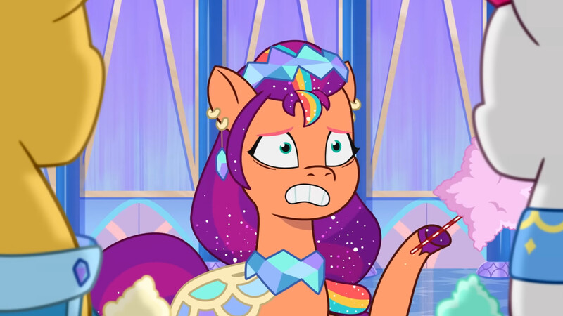 #3105625 - safe, derpibooru import, screencap, hitch trailblazer, sunny starscout, zipp storm ...