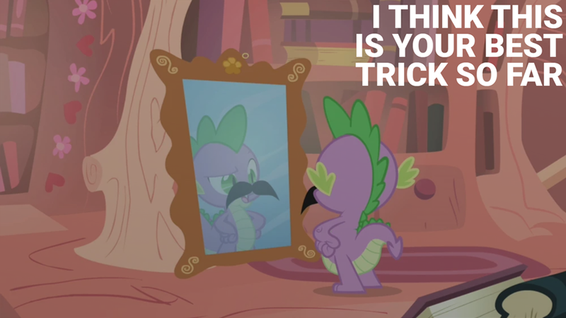 #3107419 - safe, derpibooru import, edit, edited screencap, editor:quoterific, screencap, spike ...