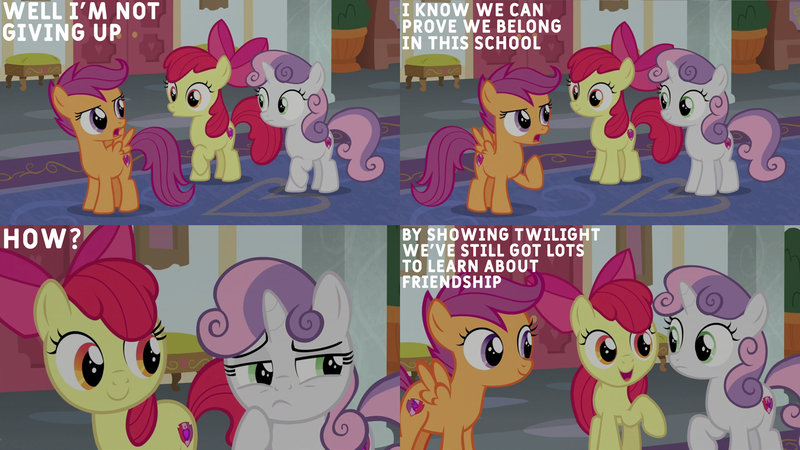 #3108190 - safe, derpibooru import, edit, edited screencap, editor:quoterific, screencap, apple ...