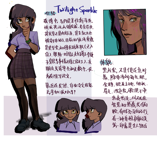 #3117245 - safe, artist:renjia254, derpibooru import, twilight sparkle ...