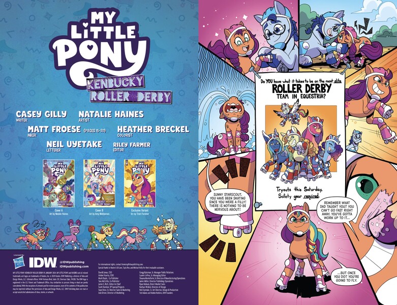 #3122923 - safe, derpibooru import, idw, hitch trailblazer, izzy moonbow, pipp petals, sunny ...