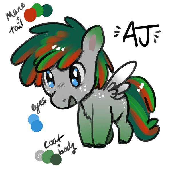 #3110692 - safe, artist:opalacorn, derpibooru import, oc, oc:aj, unofficial characters only ...