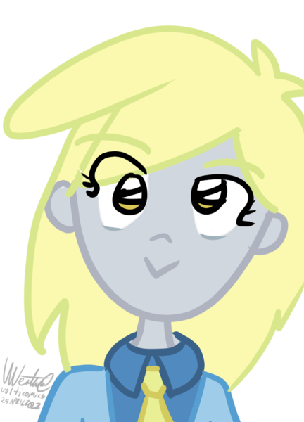 #2909675 - safe, artist:volticomics, derpibooru import, derpy hooves, human, equestria girls ...