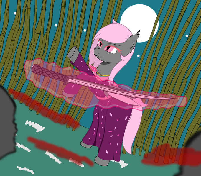 #2918208 - safe, derpibooru import, oc, oc:落桜, bat pony, pony, bat pony oc, bat wings, clothes ...