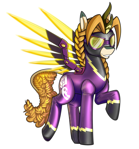 #2918725 - safe, artist:dacaoo, derpibooru import, oc, kirin, braid, clothes, costume, glasses ...