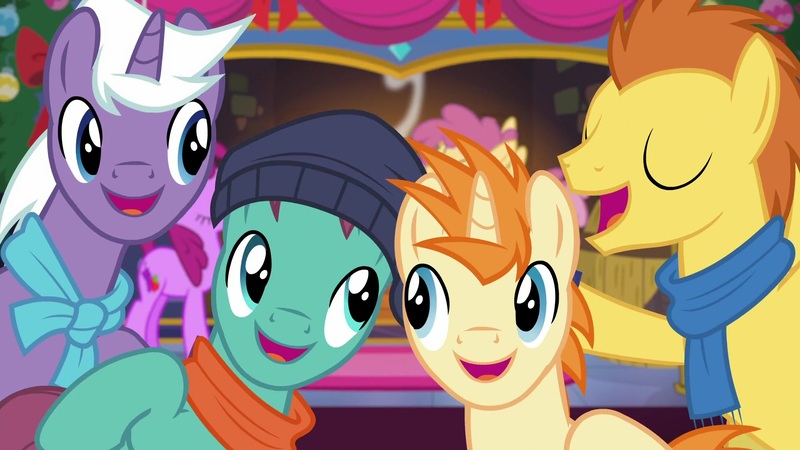 #2919756 - safe, derpibooru import, screencap, autumn leaf, berry punch, berryshine, silver ...