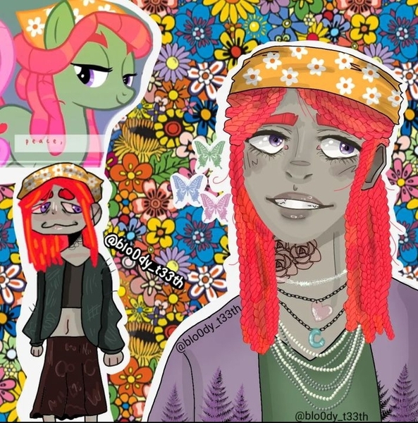 #2921253 - safe, artist:blo0dy_t33th, derpibooru import, tree hugger ...