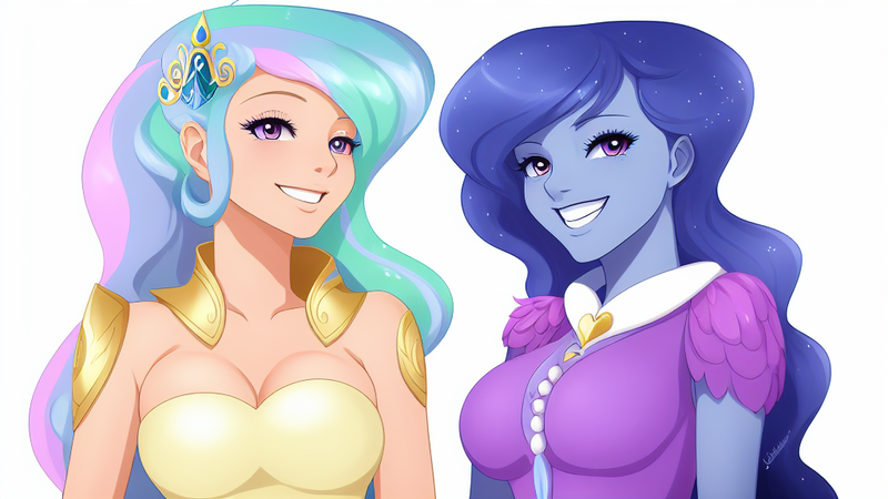 #2926473 - safe, derpibooru import, machine learning generated, stable diffusion, princess ...