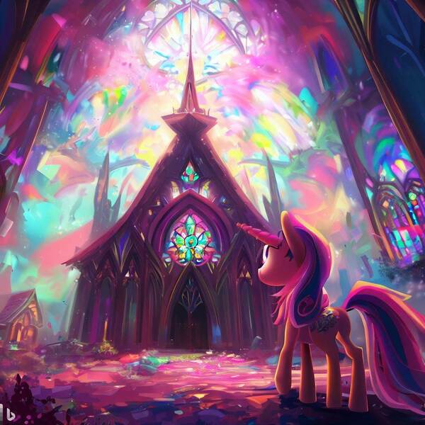 #2943326 - safe, derpibooru import, machine learning generated, pony ...