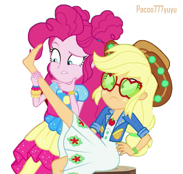 #2972977 - safe, derpibooru import, applejack, pinkie pie, equestria ...