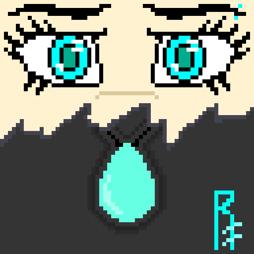 #2975577 - safe, artist:raw16, derpibooru import, oc, oc:ray muller, animated, blinking, collar ...