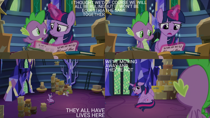 #2976243 - safe, derpibooru import, edit, edited screencap, editor:quoterific, screencap, spike ...