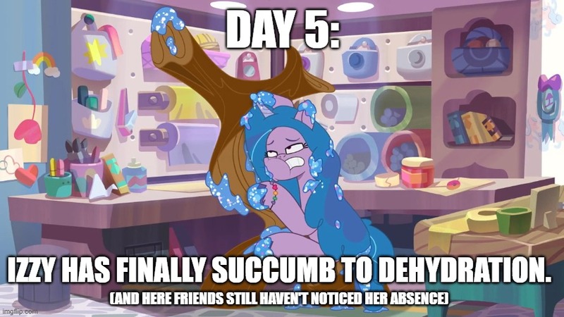 #2977490 - grimdark, derpibooru import, screencap, izzy moonbow, pony ...