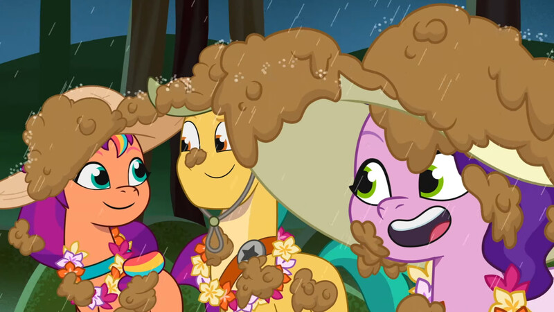 #2978716 - safe, derpibooru import, screencap, hitch trailblazer, pipp petals, sunny starscout ...