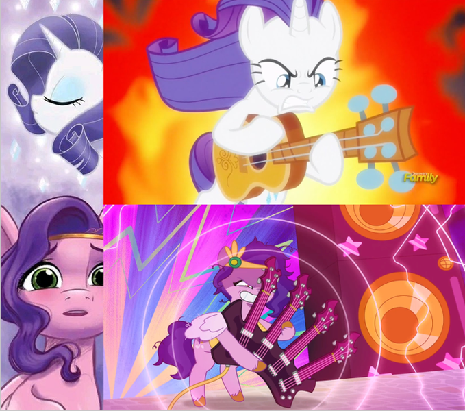 #2982855 - safe, derpibooru import, edit, pipp petals, rarity, pegasus ...