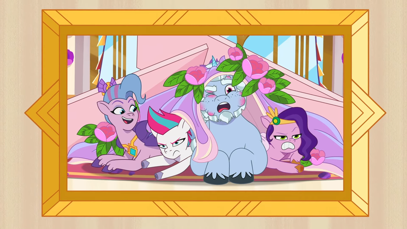 #2968966 - safe, derpibooru import, screencap, pipp petals, queen haven, zipp storm, pegasus ...