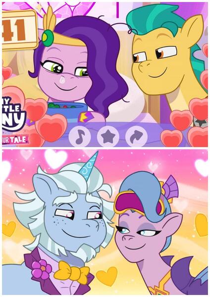 #2969306 - safe, derpibooru import, edit, edited screencap, screencap, hitch trailblazer, pipp ...