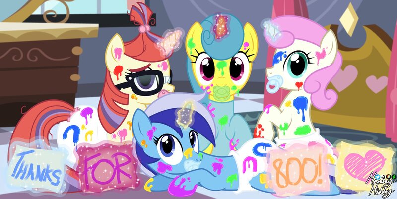 #2997666 - suggestive, artist:mommymidday, derpibooru import, minuette ...