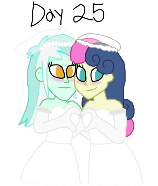 #3001708 - safe, artist:ktd1993, derpibooru import, bon bon, lyra ...