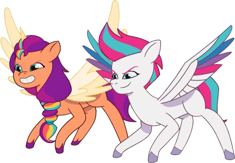 #3010837 - safe, derpibooru import, edit, edited screencap, screencap, sunny starscout, zipp ...