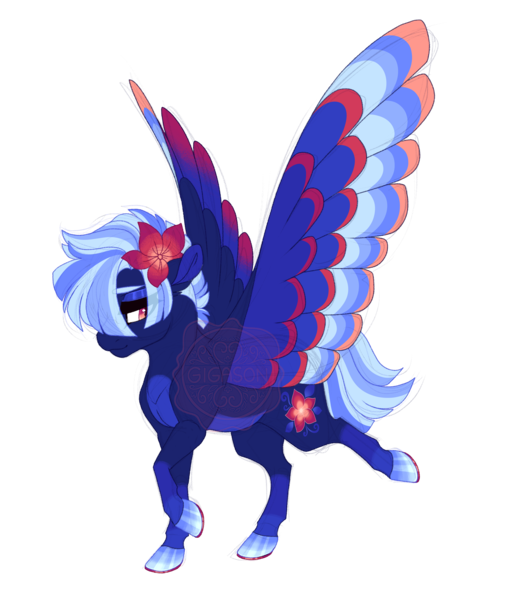 #3022246 - safe, artist:gigason, derpibooru import, oc, oc:fire bloom, unofficial characters ...