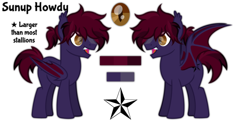 #3022683 - safe, artist:ponkus, derpibooru import, oc, oc:sunup howdy, unofficial characters ...