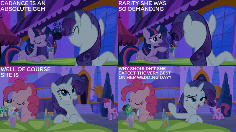 #3008058 - safe, derpibooru import, edit, edited screencap, editor:quoterific, screencap, pinkie ...