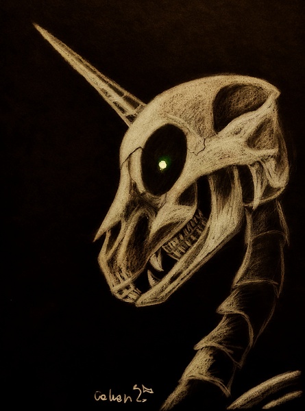 #3009105 - safe, artist:cahandariella, derpibooru import, oc, skeleton ...