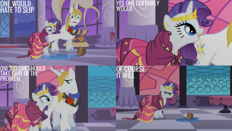 #3031934 - safe, derpibooru import, edit, edited screencap, editor:quoterific, screencap, prince ...