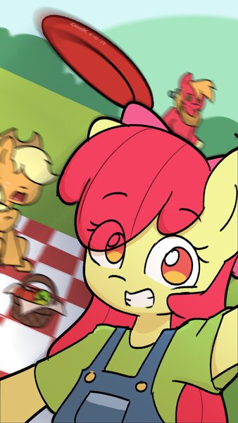 #3032135 - safe, artist:spheedc, derpibooru import, apple bloom ...