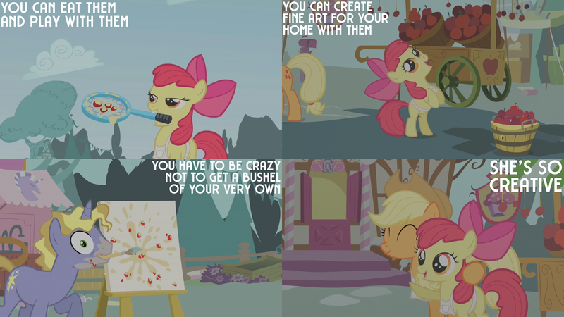 #3038471 - safe, derpibooru import, edit, edited screencap, editor:quoterific, screencap, apple ...