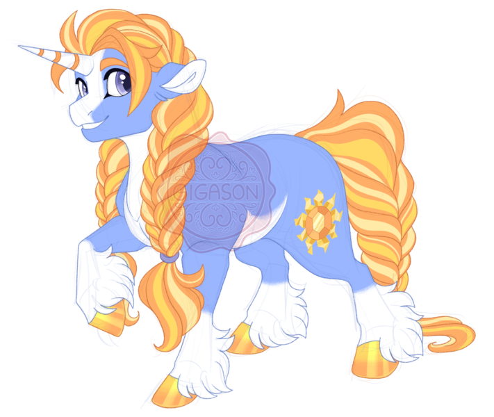 #3051920 - safe, artist:gigason, derpibooru import, oc, oc:sun stone, pony, unicorn, female ...