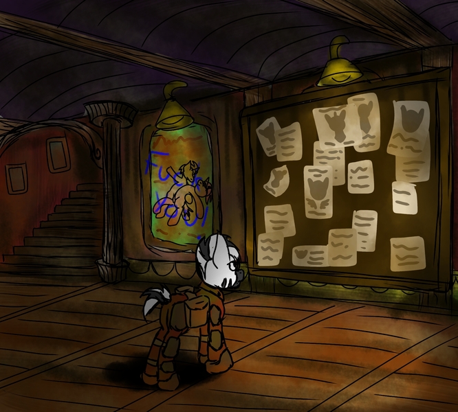 #3053422 - semi-grimdark, artist:kage, derpibooru import, oc, zebra ...