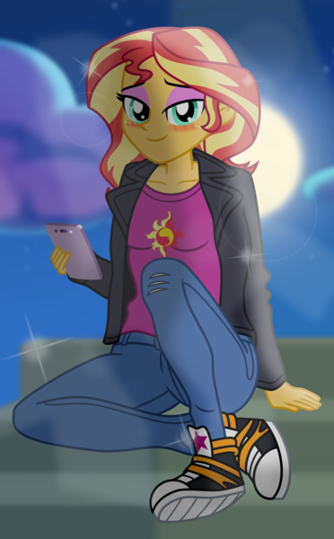 #3047071 - safe, artist:emeraldblast63, derpibooru import, sunset shimmer, image, png - Twibooru