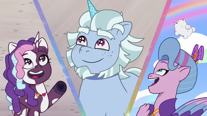 #3137806 - safe, derpibooru import, official, screencap, cloudpuff, queen haven, violette ...