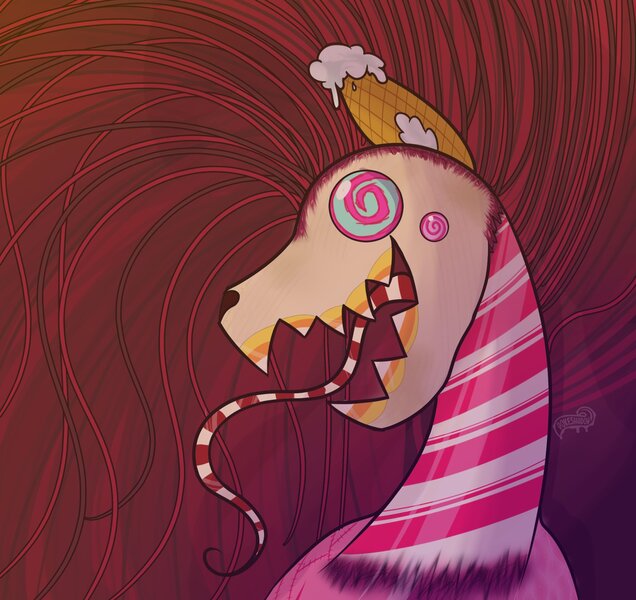 #3138204 - safe, artist:pokeshadow, derpibooru import, oc, oc:candymare ...