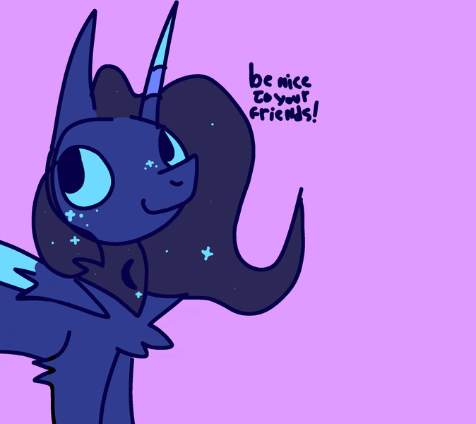 #3131354 - safe, artist:ponyenjoer, derpibooru import, princess luna ...