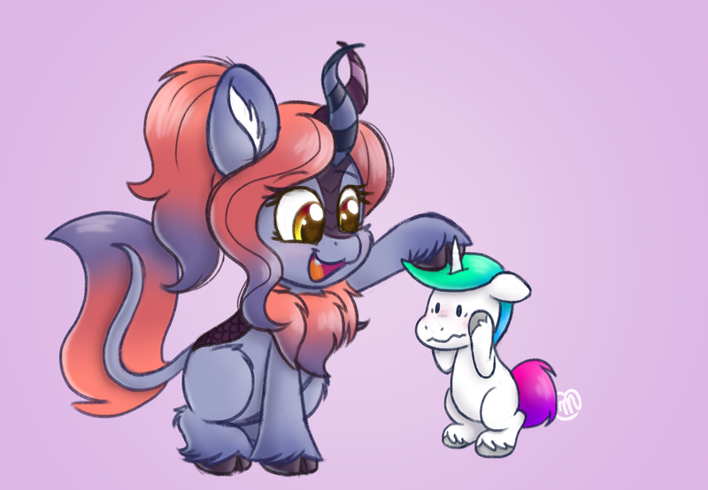 #3149106 - safe, artist:msaniiart, derpibooru import, oc, oc:ardent ember, oc:municorn ...