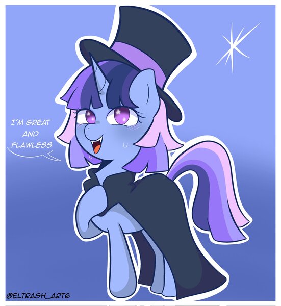 #3358536 - safe, artist:eltrash_art6, derpibooru import, oc, oc:flawless sparklemoon, pony ...