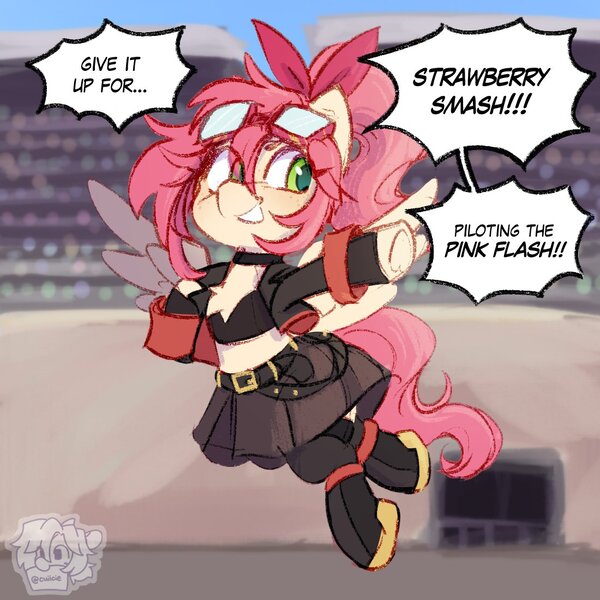 #3362607 - safe, artist:cuiicie, derpibooru import, oc, oc:strawberry splash, unofficial ...