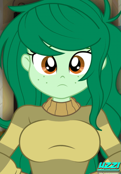 #3363234 - questionable, artist:uzzi-ponydubberx, wallflower blush ...