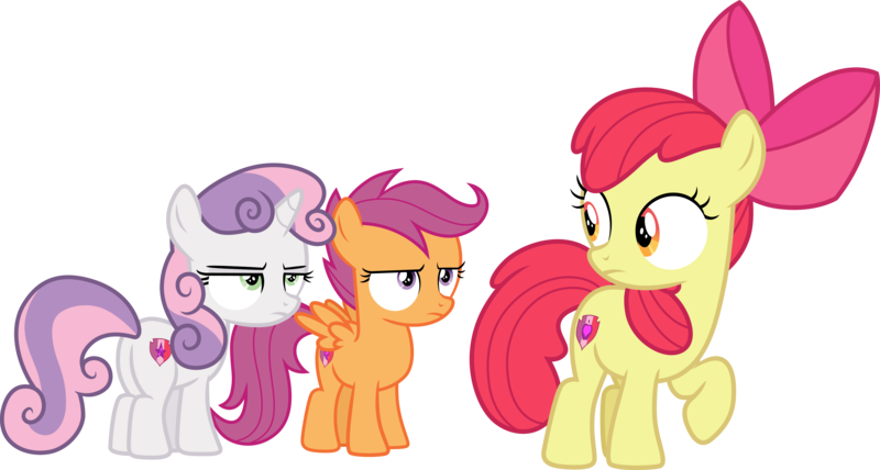 #3363996 - safe, artist:cloudy glow, derpibooru import, apple bloom, scootaloo, sweetie belle ...