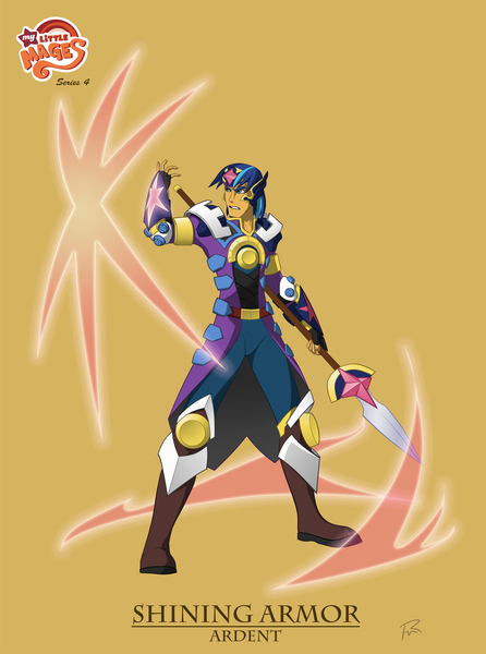#3364529 - safe, artist:didj, derpibooru import, shining armor, human ...