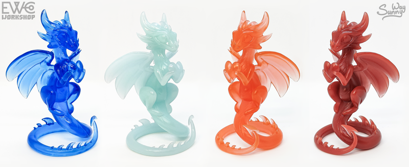 #3349692 - safe, artist:ewc workshop, artist:sunny way, derpibooru import, dragon, 3d print, art ...
