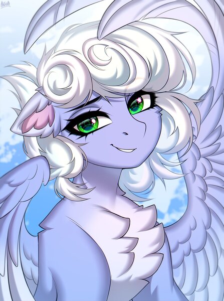 #3370748 - safe, artist:hakaina, ponerpics import, oc, unofficial characters only, pegasus, pony ...