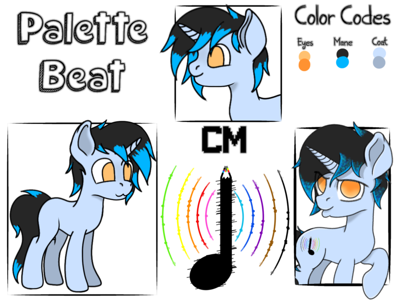 #3374141 - safe, artist:wojtek-ツ, derpibooru import, oc, oc:palette beat, unofficial characters ...
