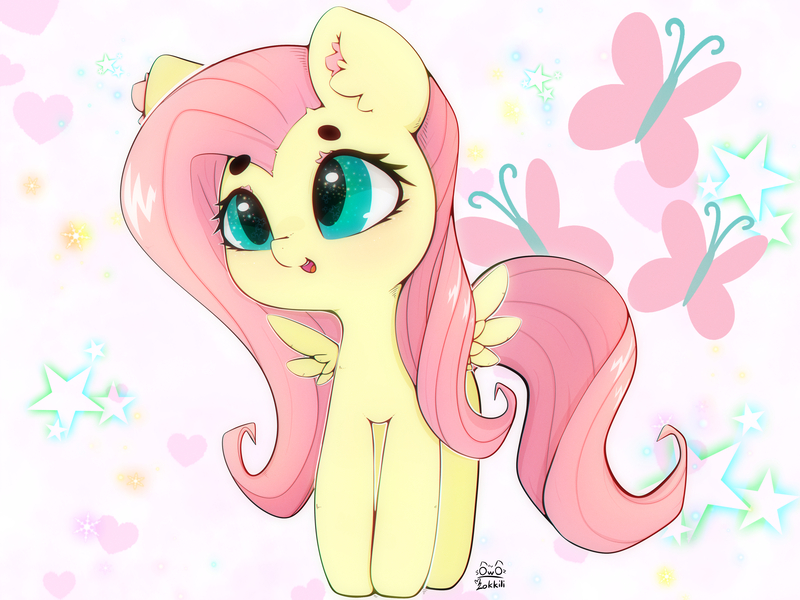 #3355750 - safe, artist:zokkili, derpibooru import, fluttershy, pegasus, pony, g4, beanbrows ...