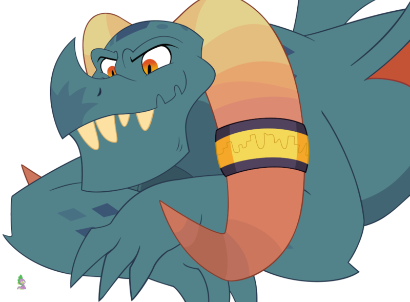 #3387010 - safe, artist:queencold, derpibooru import, dragon lord torch ...